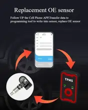 Programable TPMS Sensors 2 in 1 433MHz+315MHz Support Programing with ...