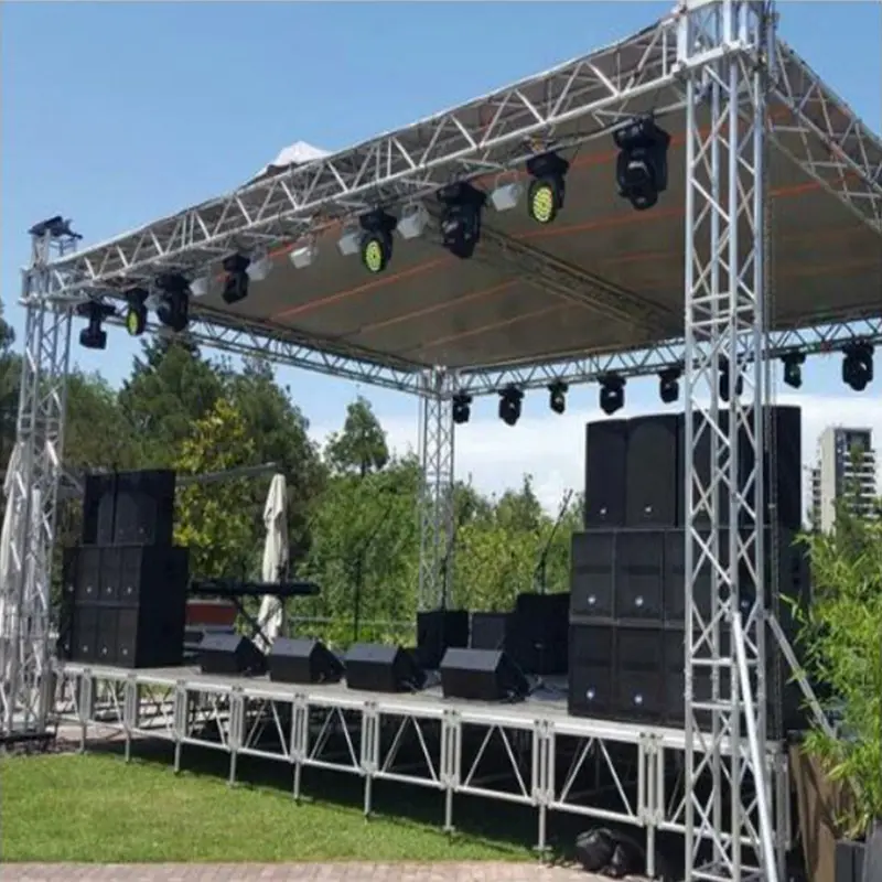 High-Quality Aluminum Alloy Stage Trusses For Indoor And Outdoor Events.