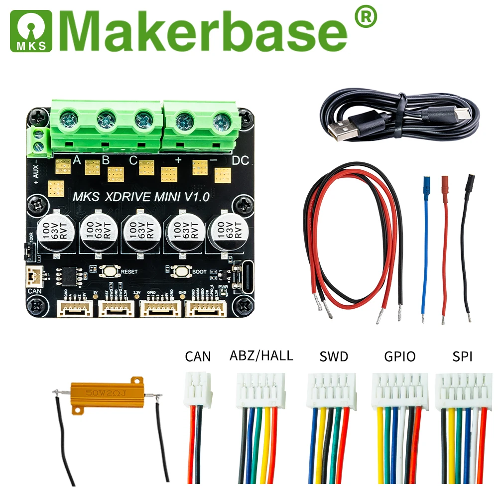 Makerbase MKS XDRIVE 56v High-Precision Brushless servo Motor ...