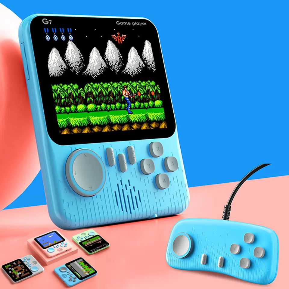 High-Def G7 Handheld Game Console With 666 Video Games And Tv Support