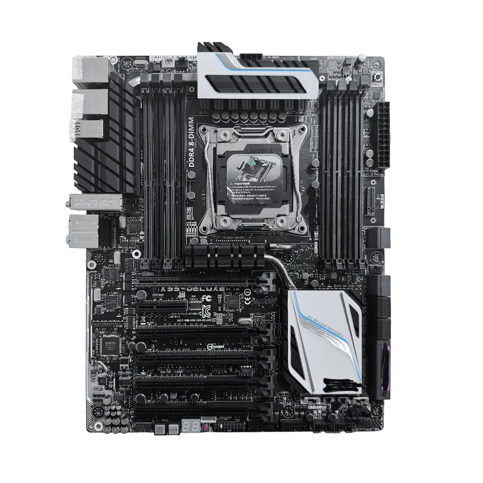 Asus X99-Deluxe Motherboard, Lga 2011-3 Ddr4, Core I7 Compatible, Pci-E ...