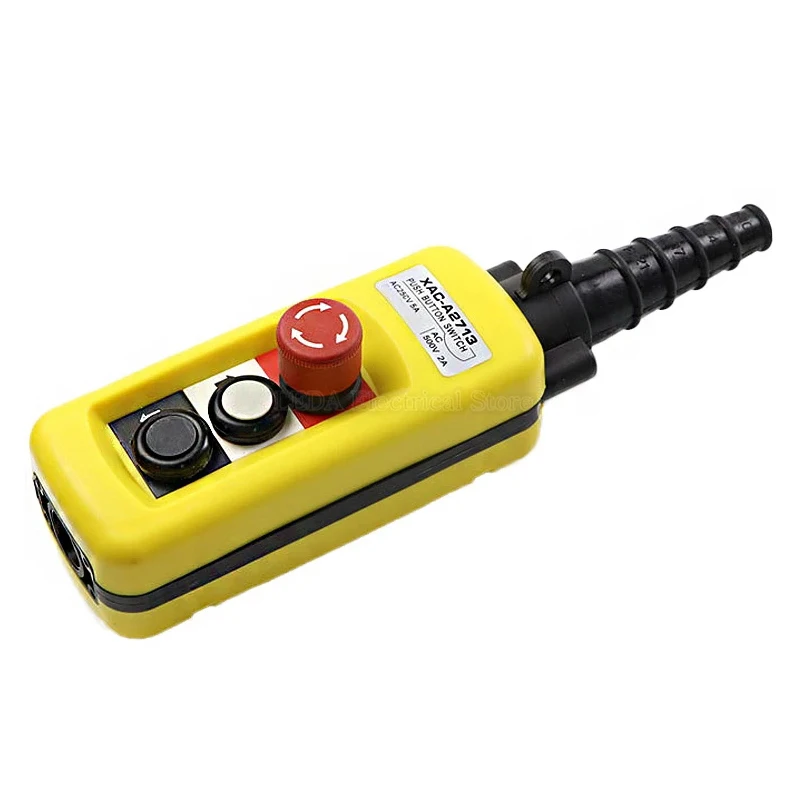 1Pcs XAC-A2713 Crane Lift Switch Push Button Switch Emergency Stop Switch Lifting Pendant ...