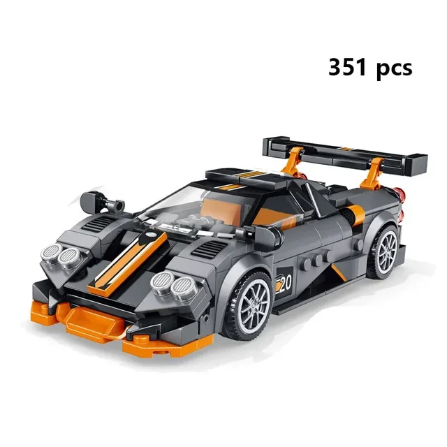 City Car Vehicle Speed Champion Racer Building Blocks Brick Racing ...