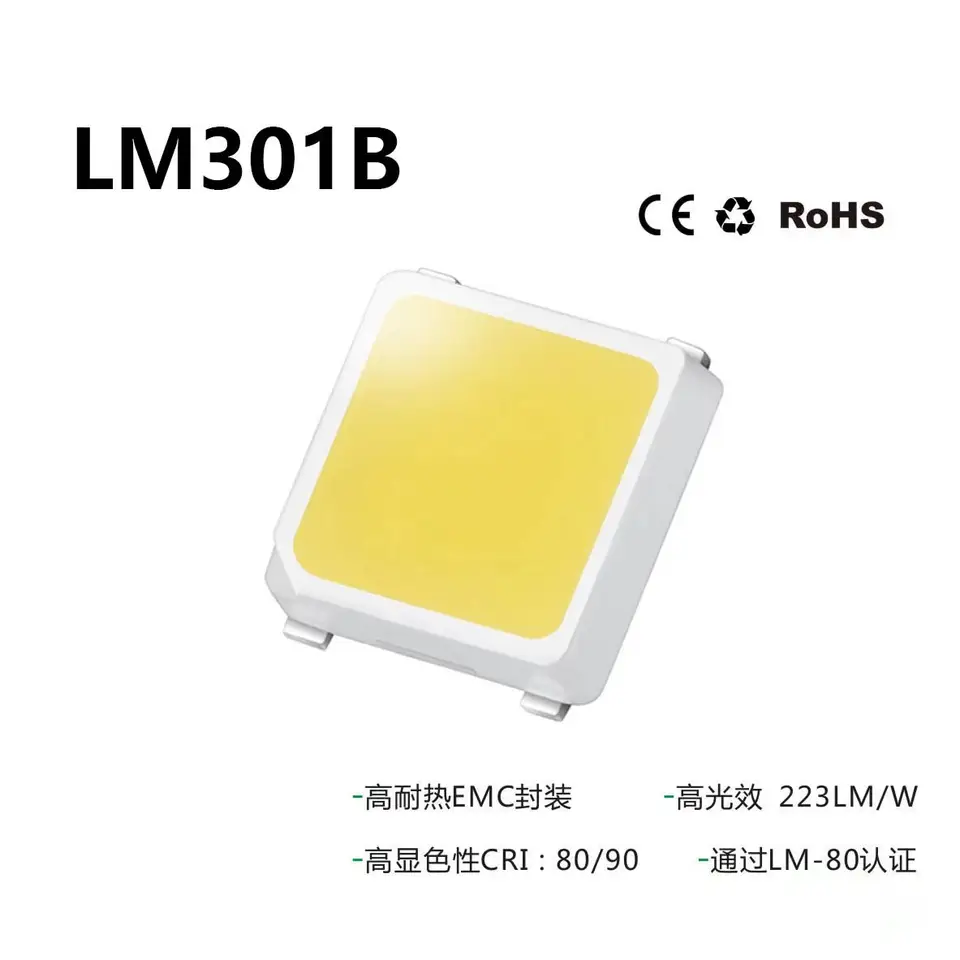 Original LM301B led Light Bead 6500K White for Quantum board 3V 0.5W ...