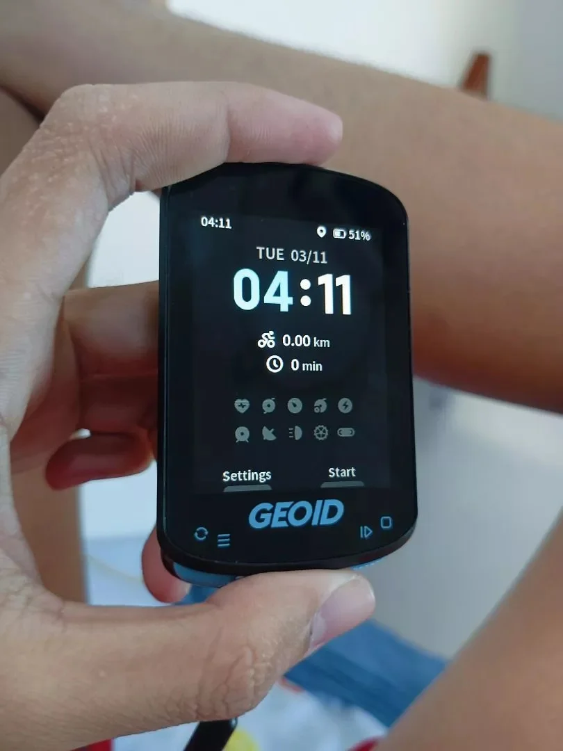 Geoid CC600 Bike Computer Color Screen Smart Navigation GPS Wireless ...