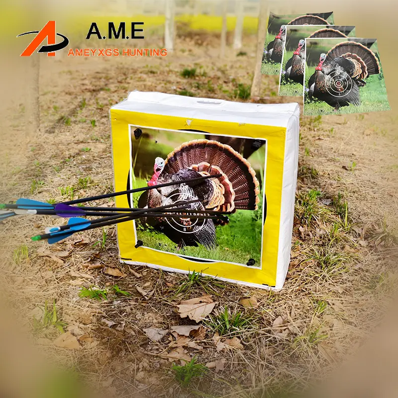 10/15/20pcs Shooting Target Paper 40x40cm Turkey Pattern Target Paper ...