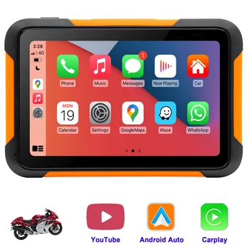 5 Inch Android Motorcycle Screen GPS Navigation Motorcycle Waterproof ...