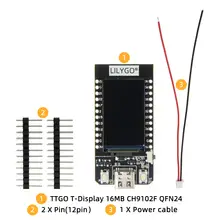 Lilygo T-Display Esp32 Development Board, Wifi, Bluetooth, 1.14-Inch ...