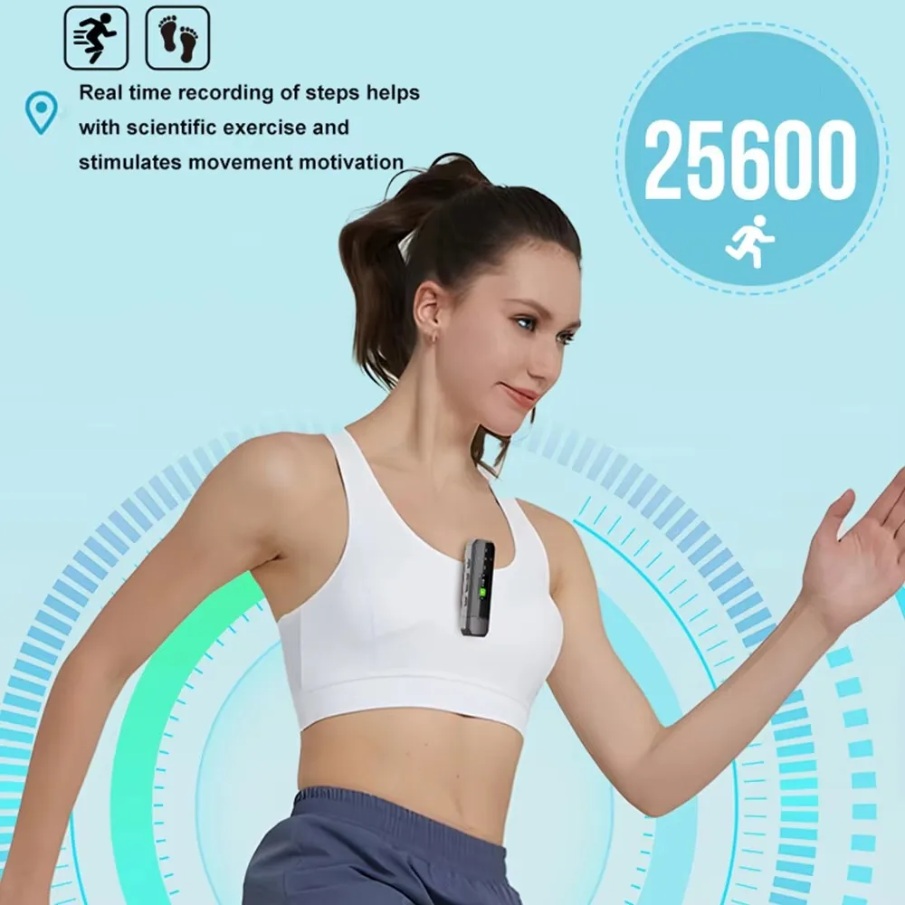 RUIZU X80 USB MP3 Player Mini 64GB Touch Key Bluetooth 5.3 Sports Clip ...