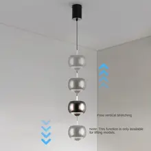 Elevate Your Bedroom With This Modern Led Liftable Pendant Light!