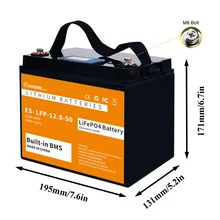 12V 50Ah LiFePO4