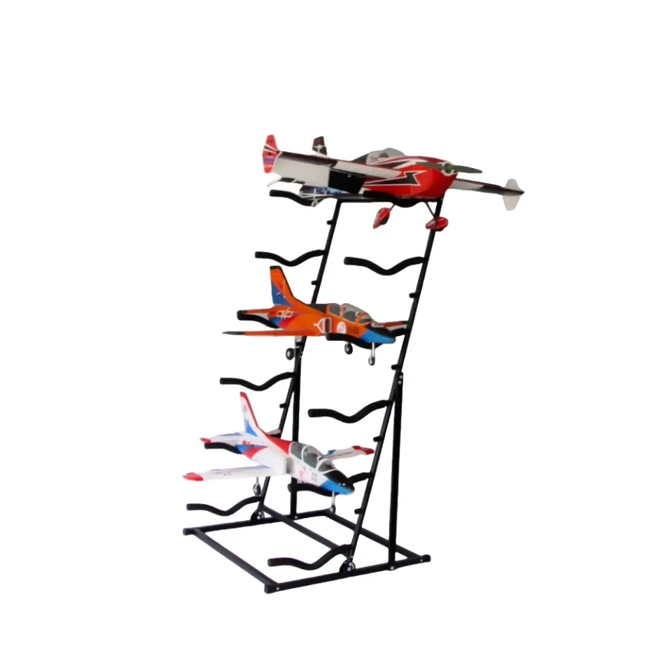 Elegant Rc Airplane Storage, Sleek Design, 33.5" X 18" Rack System.