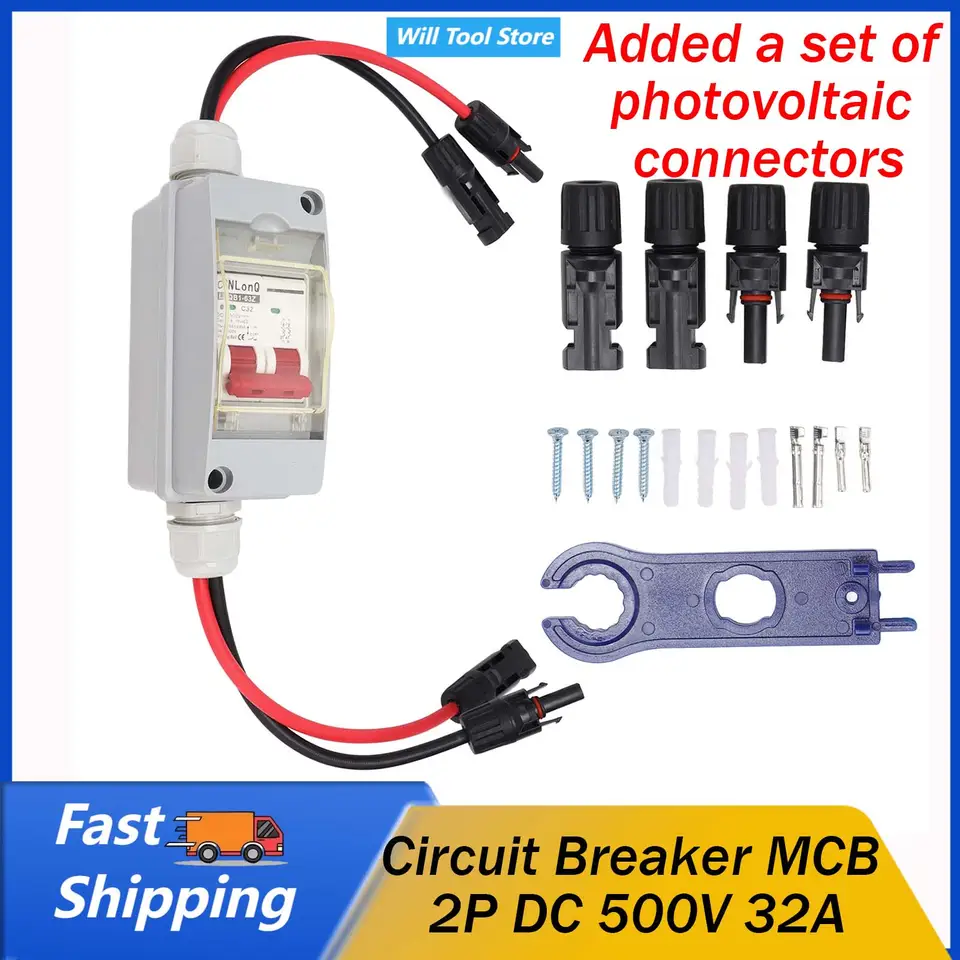 Waterproof 32A Mcb Relay, Ip65 Protection, Home Circuit Breaker.