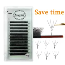 Fluffy 4D W Eylash Extension, Volume False Eyelashes, Dolly Eyelash Fans