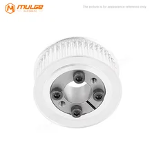 HTD5M 20T/22Teeth Timing Pulley Keyless Bushing Bore 5/6/6.35/8-14 mm ...