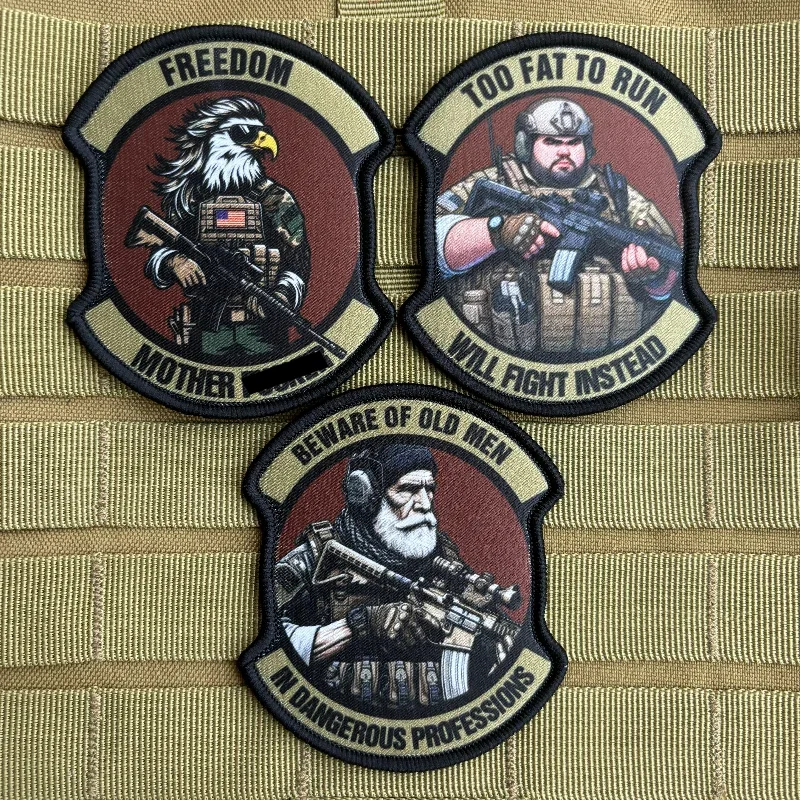Army Soldier Tactical Patch M4 Rifleman Morale Badge Printing Patches ...