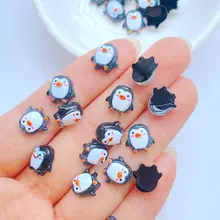 Cute 9Mm Resin Mini Penguin Figurines For Diy Crafts.