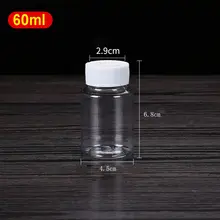 5-30pcs Refillable Bottles 15ml 20ml 30ml 50ml 60ml 80ml 100ml Plastic ...