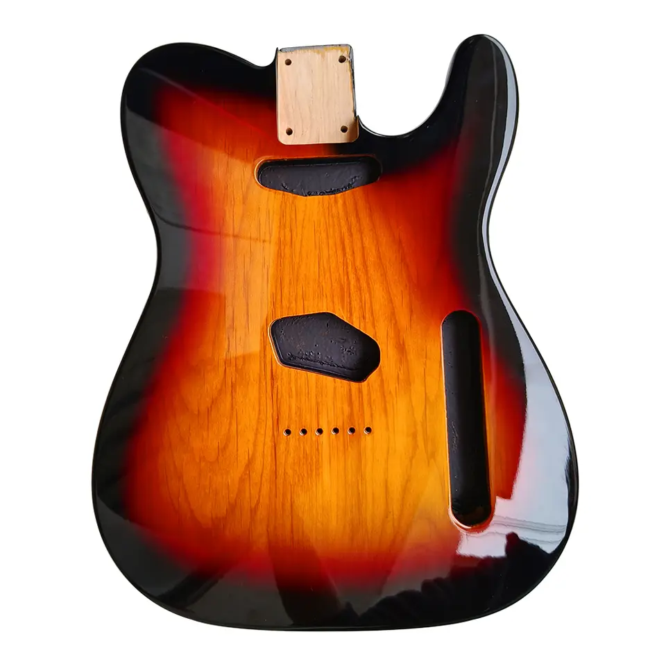 Sunset Glow Telecaster Parts, Alder Body Electric Guitar Kit!