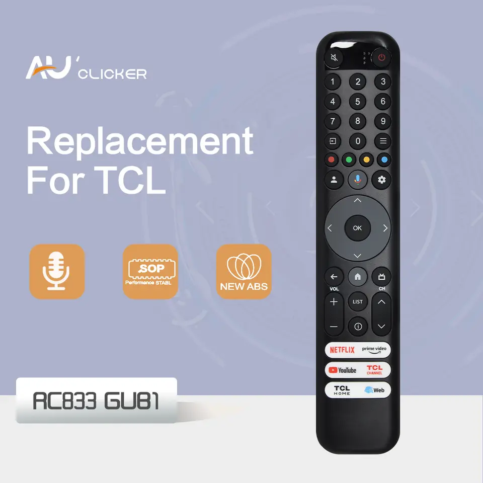 Replace Your Tcl C645/C745 Remote Control With The Rc833 Gub1 – Voice ...
