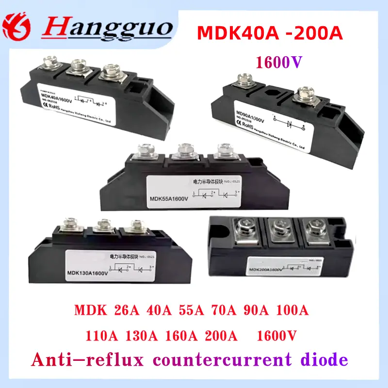 Ultra-Fast Dc Anti-Reverse Charge Diode Up To 1600V, 200A!