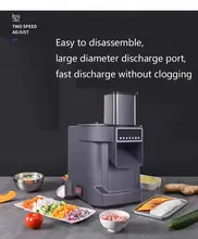 High-Efficiency Commercial Fruit And Vegetable Cube Cutting Machine. Multifunctional Slicer, Dicer.