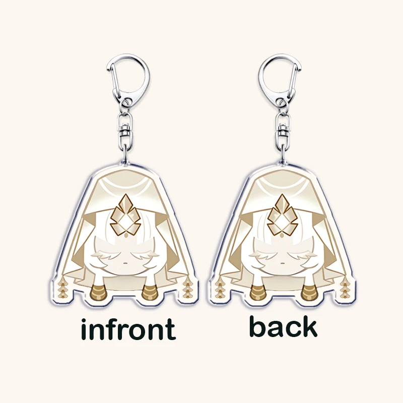 Cute Game Cookie Chibis Keychains for Accessories Bag Shadow Milk Pure ...