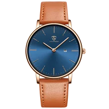 Mens Watch Minimalist Fashion Simple Wrist Watch Analog Date with ...