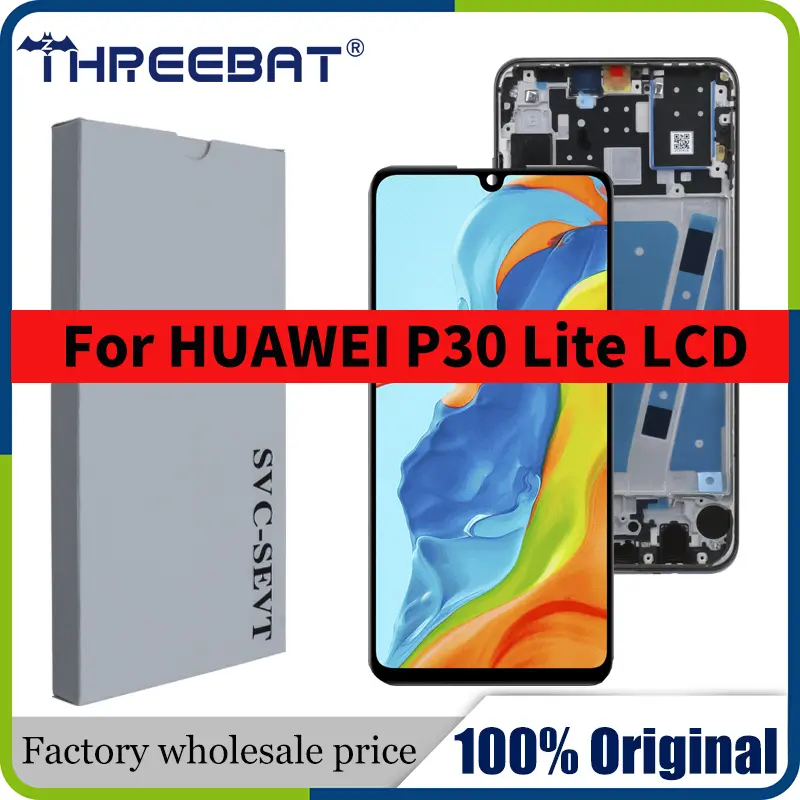 6.15" Original LCD With Frame For HUAWEI P30 Lite LCD Display Screen ...