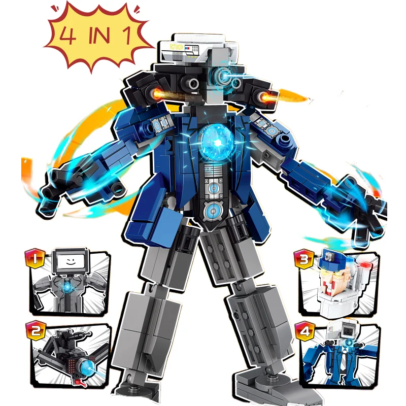 Legos Skibidi Toilet Titan TV Man: The Ultimate Buildable Toy for Fans ...