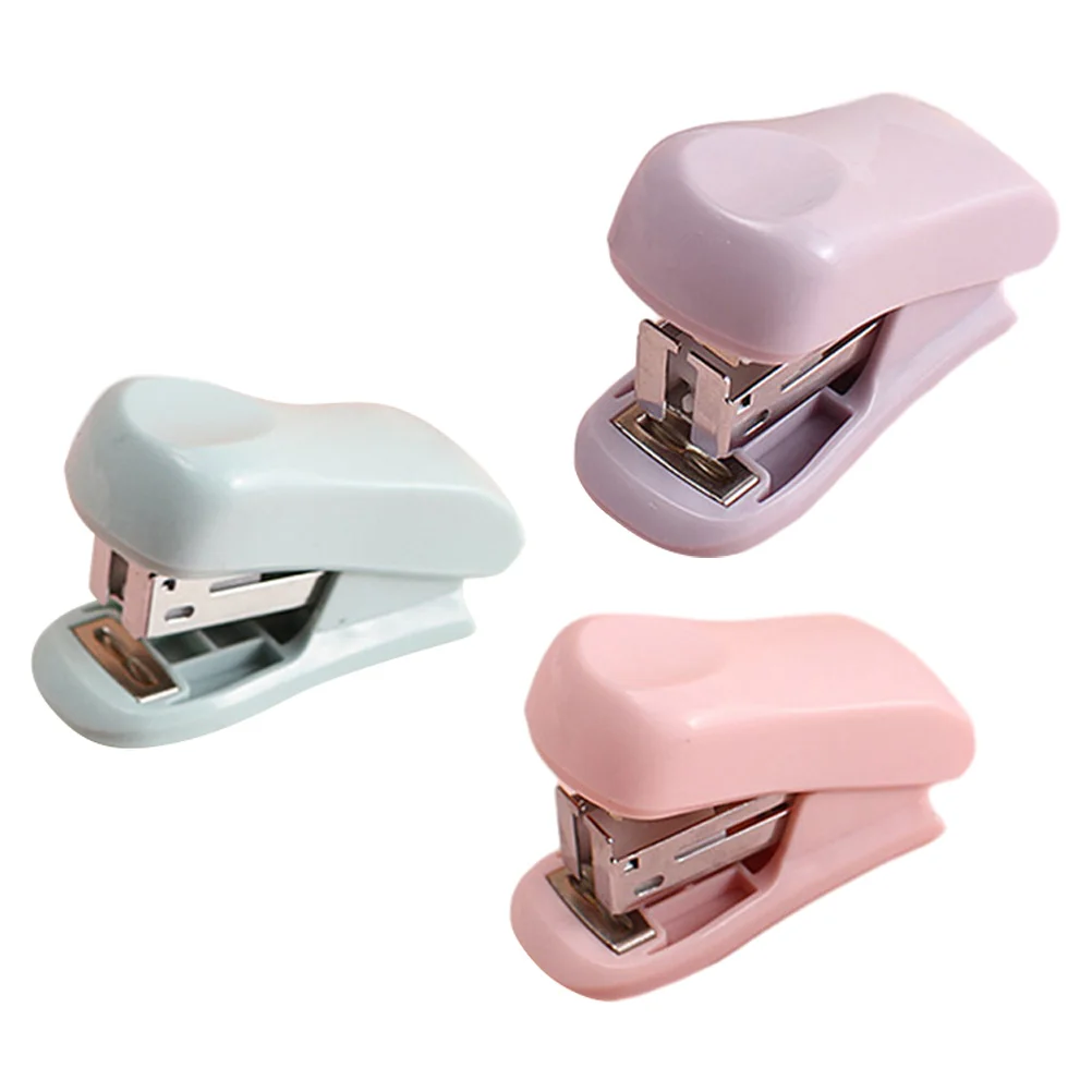 Stapler Mini Genggam Alat Tulis Kantor Meja Kompak Perlengkapan Sekolah ...