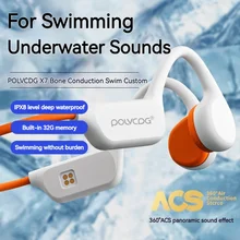 Discover Polvcdg X7 Bone Conduction Headphones - Waterproof, Bluetooth ...