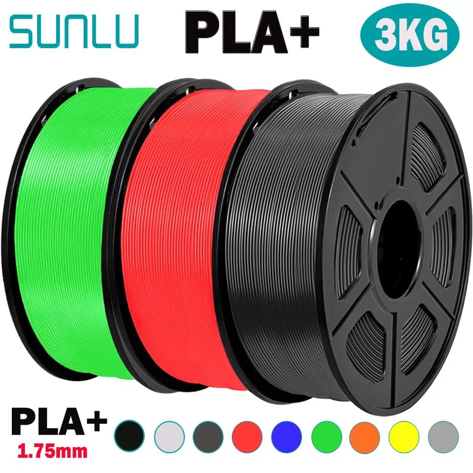 High-Quality Sunlu 3D Filament, 3Kg/1Kg, 1.75Mm, Bright Colors, No Odor ...