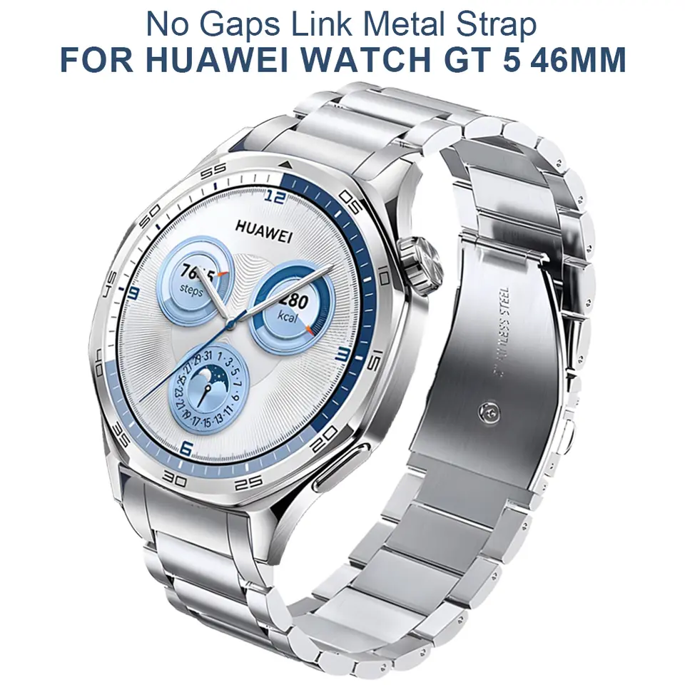 Brazalete Sin Gaps Para Huawei Watch Gt 5 46Mmacierre Stainless Metal