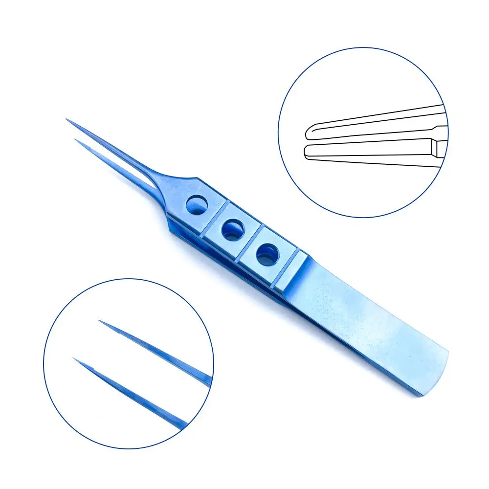 Titanium Ophthalmic Forceps Colibri Toothed Forceps Eye Surgical ...