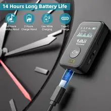 1Mii B07Pro+ Bluetooth Car Audio Adapter With Oled Display