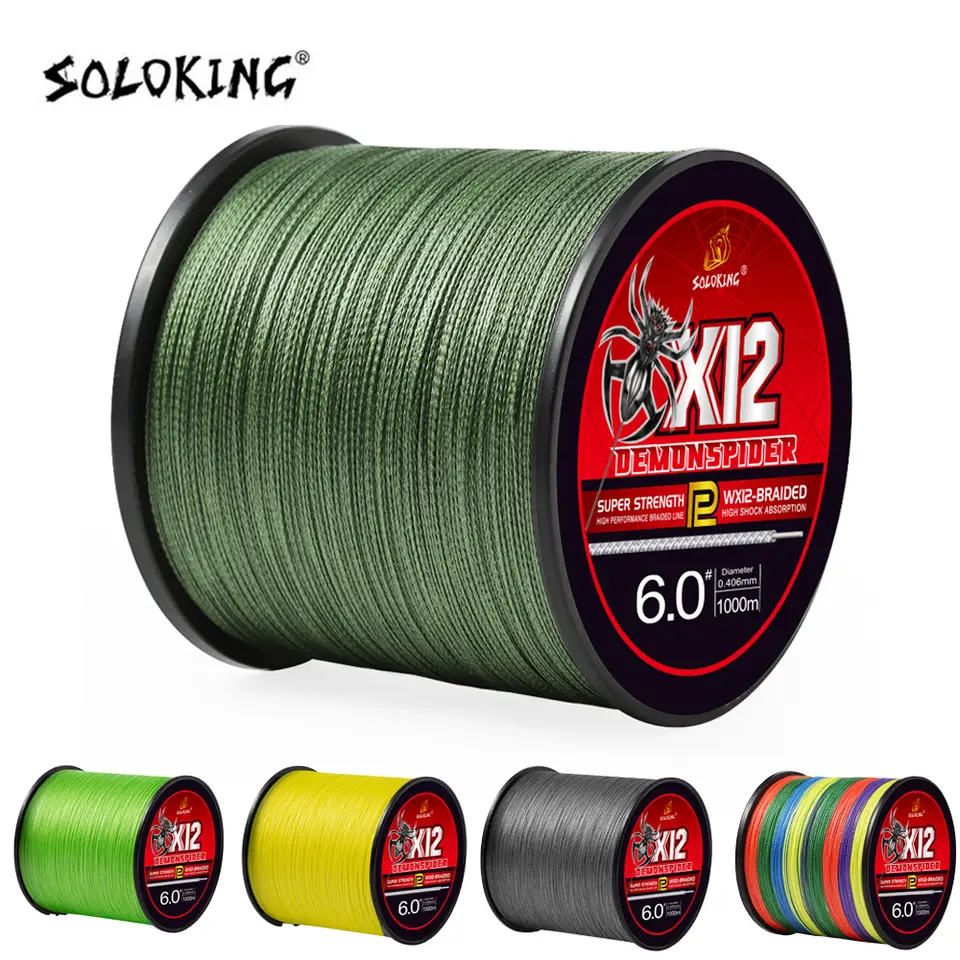 Super Strong Soloking Braided Fishing Line For Big Fish, Saltwater ...