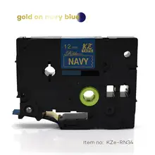 gold on blue RN34