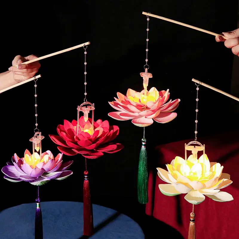 Dancing Lotus Light Lamp For Mid-Autumn Festival Celebration