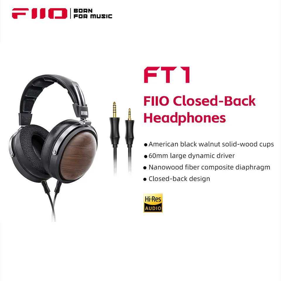 Experience Premium Sound With Fiio Ft1 Fiber Composite Diaphragm ...