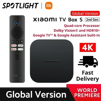 [World Premiere] Global Version Xiaomi Mi TV Box S 2nd Gen 4K Ultra-HD ...