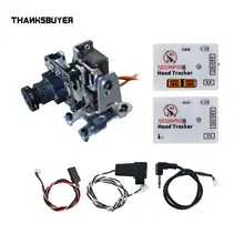 2.4G Fpv Head Tracker Modules + Gimbal Bracket + Metal Servos For Drones