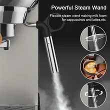 Semi-Auto Coffee Machine, Milk Frother, Espresso, Cappuccino, Perfect ...