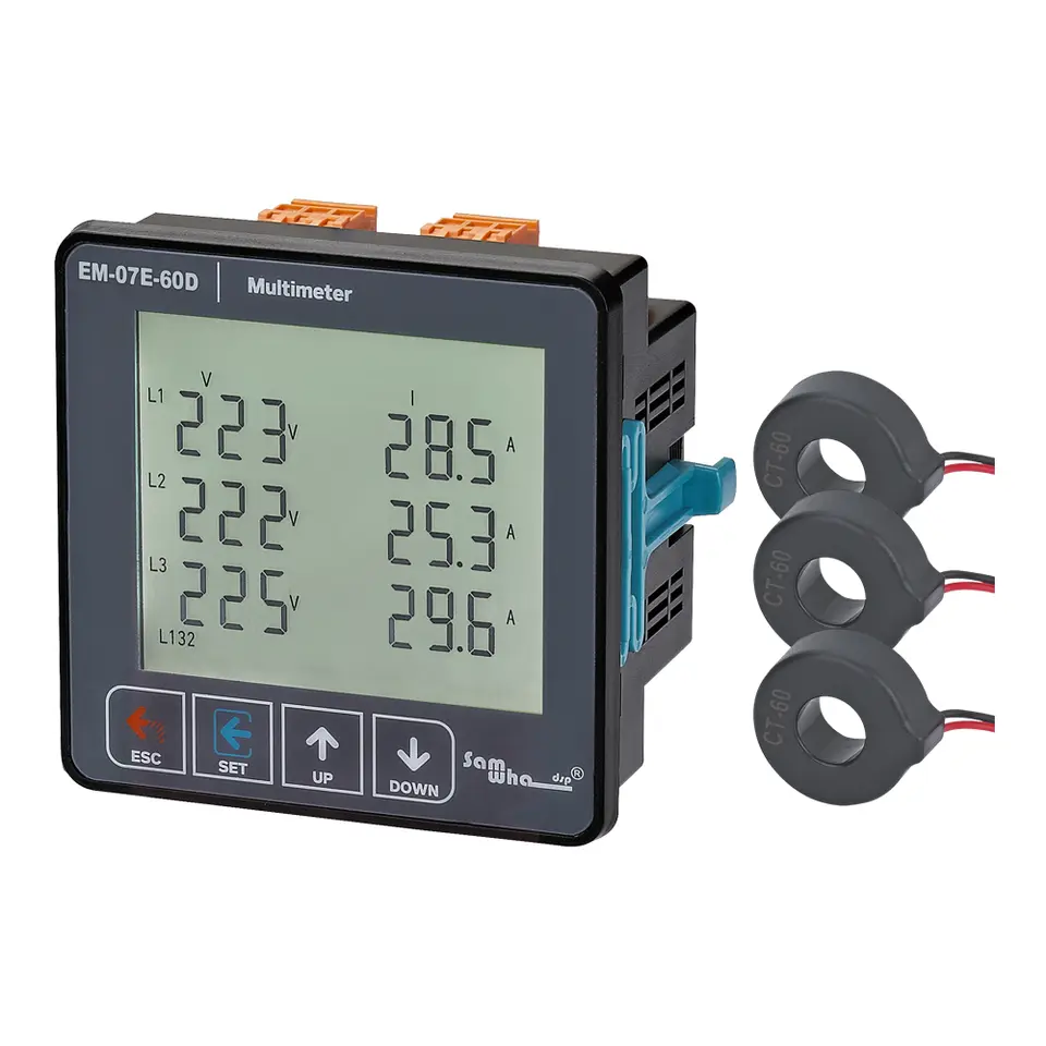 Discover Precise Voltage, Current, And Frequency Readings With Samwha-Dsp Em-07E-Xxd Multimeter!