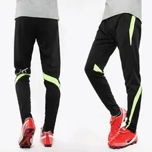 Men Running Sport Pants With Zipper Pockets Football Joggings Training ...