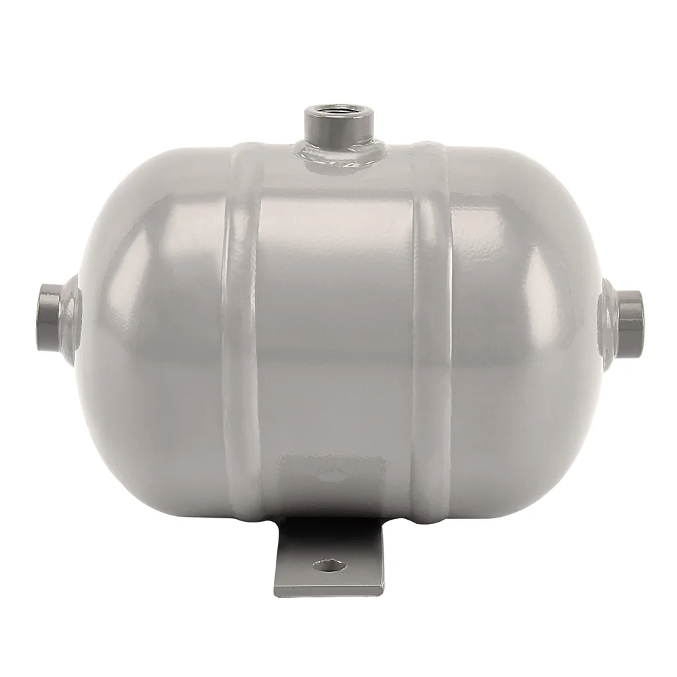 Small Carbon Steel Air Compression Tank, 1L Capacity, Pneumatic Parts.