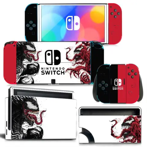 Marvel Venom Skin Stickers for Nintendo Switch OLED NS Non-slip Anti ...