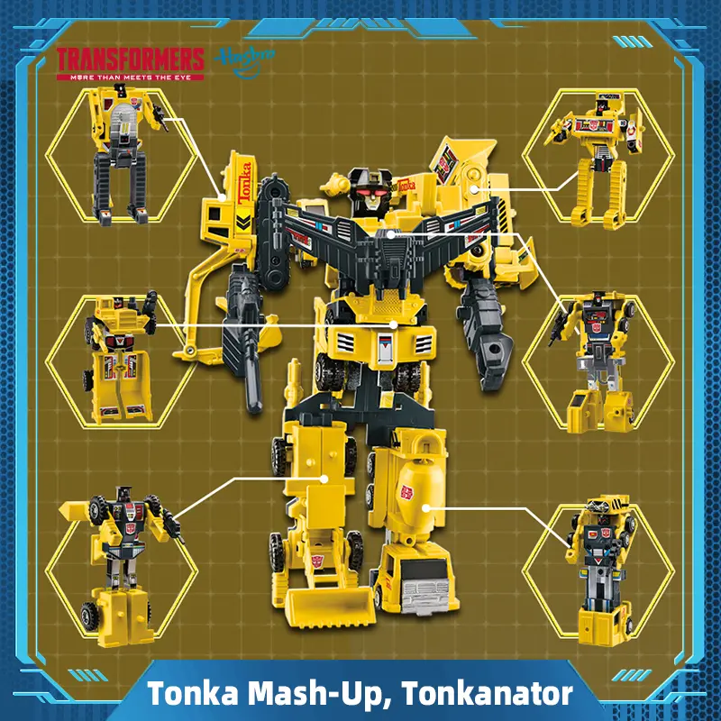 Transformers Action Figures, Tonka Mash-Up, Gift For Collectors.