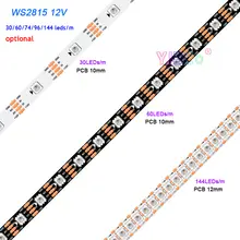12V WS2815 LED Strip Individually addressable pixel IC Light Tape 30/60 ...