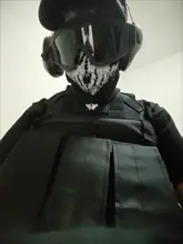 Black Ghost Skull Mask | Genesis 9 Motorcycle Outfit | Windproof ...